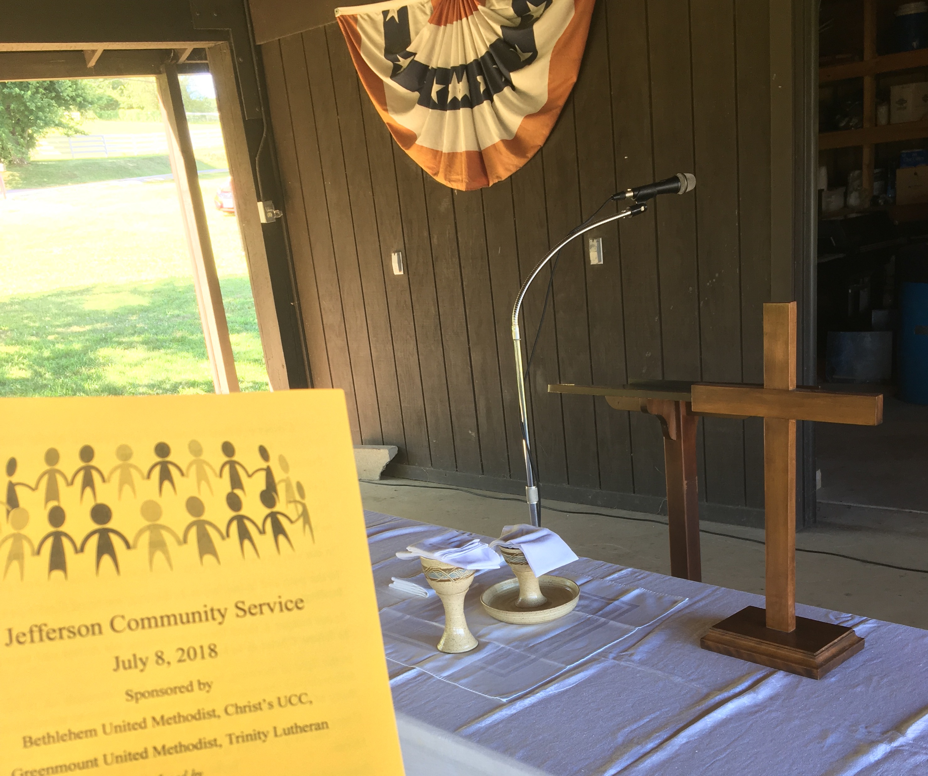 Community Service altar – Trinity Lutheran Church in Jefferson (Codorus ...
